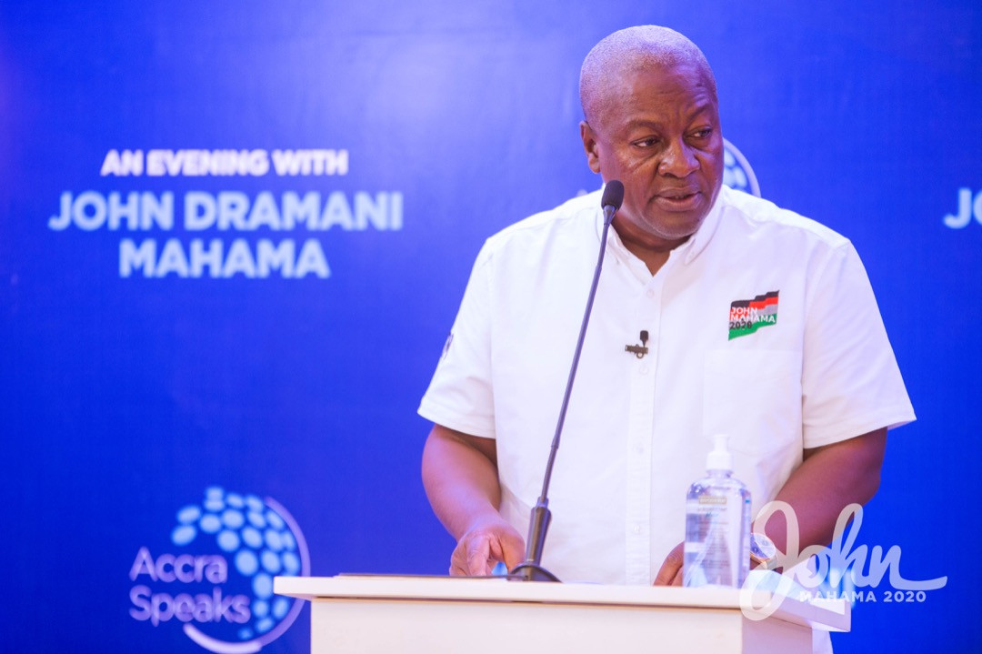 Presentation by John Dramani Mahama at an evening with young business ...